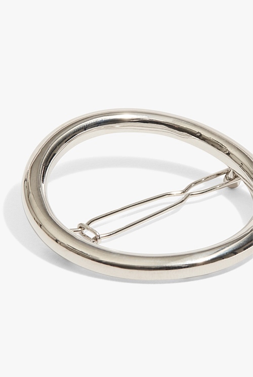 Silver Remy Round Clip - Accessories | Country Road