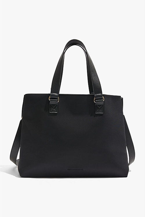 Black Neoprene Work Tote - Bags | Country Road
