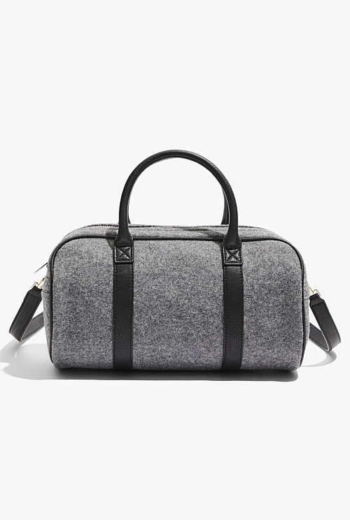 Charcoal Mini Barrel Bag - Bags | Country Road