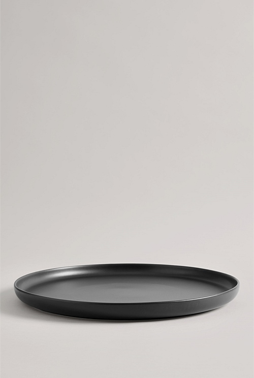 Matte Black Tapas Large Round Platter - Kitchen & Dining | Country Road