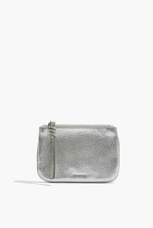 Silver Small Pouch - Bags | Country Road