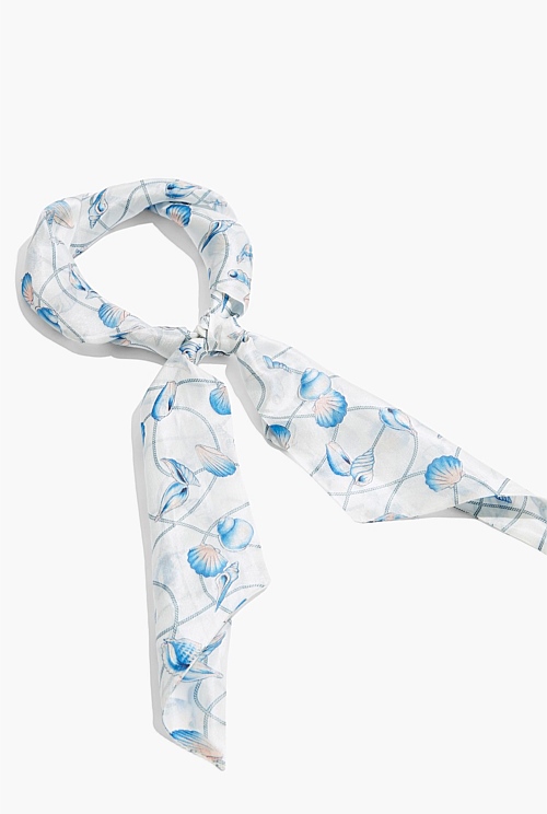 Aqua Shell Scarf - Hats, Scarves & Gloves | Country Road