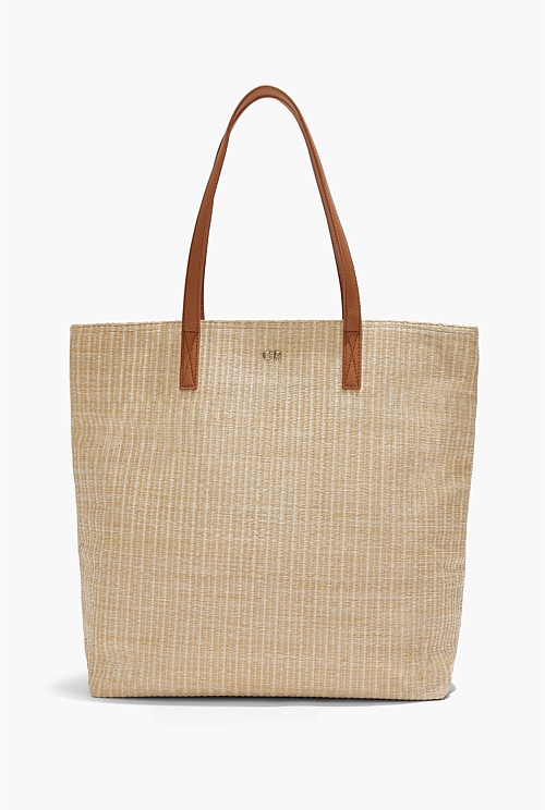 Natural Textured Tote Bag - Bags | Country Road