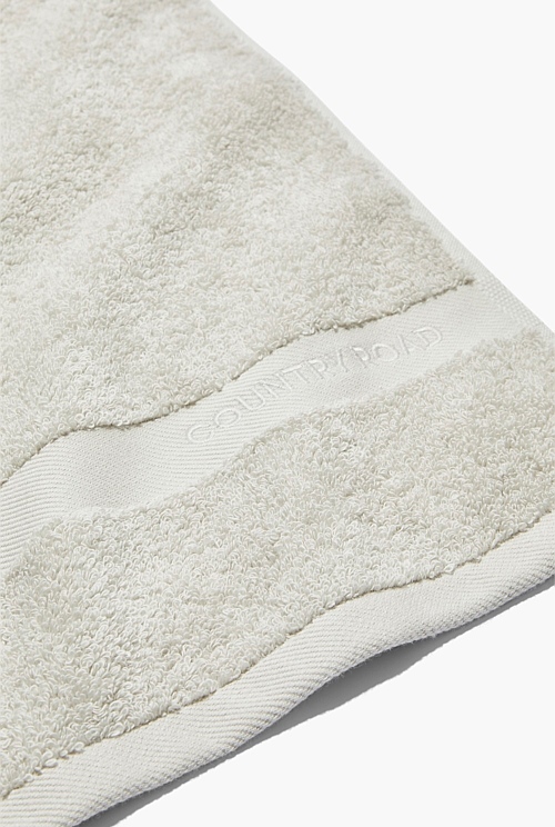Pale Grey Elki Bath Towel - Towels & Mats | Country Road