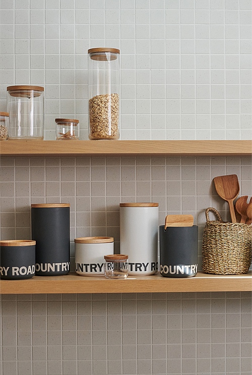 Slate Demm Tall Canister - Kitchen Accessories | Country Road
