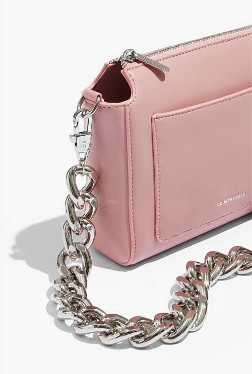 Powder Pink Chain Bag - Bags | Country Road