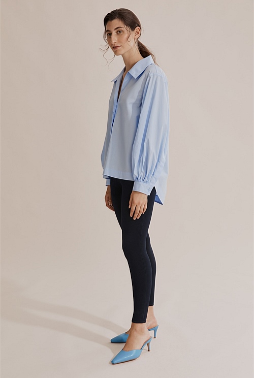 Cornflower Blue Lindsay Kitten Heel - Heels & Wedges | Country Road