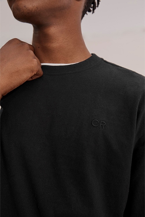 Teen Recycled Cotton Slouchy Longline T-Shirt - T-Shirts | Country Road