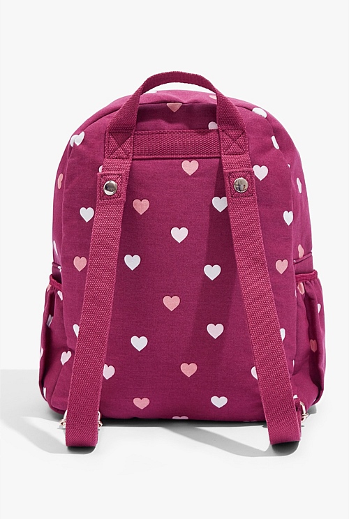 Deep Berry Multi Heart Backpack - Accessories | Country Road