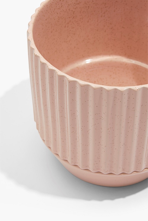 Rose Voti Ribbed Pot - Home Accessories | Country Road