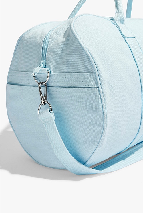 Ice Blue Heritage Zip Canvas Tote Bag - Bags | Country Road