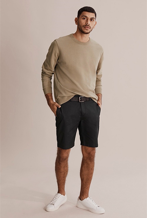 Bark Organically Grown Cotton Terry Garment Dyed Sweat - Natural Fibres ...