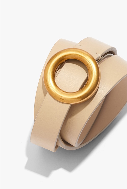 Barley Solid Ring Belt - Belts | Country Road