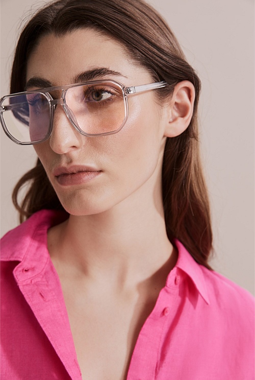 Light Grey Dylan Blue Light Glasses - Accessories | Country Road
