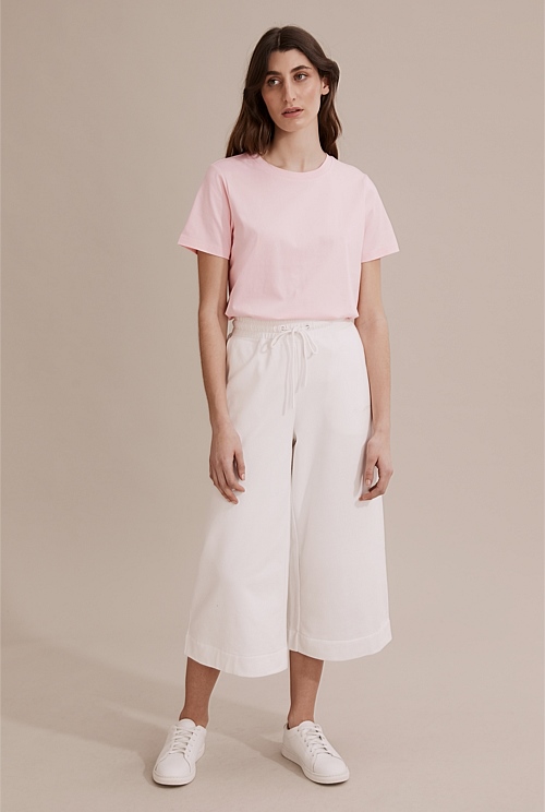 Blush Australian Cotton Basic T-Shirt - Australian Grown | Country Road