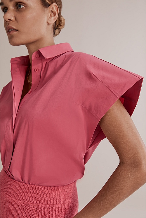 Primrose Modern Short Sleeve Shirt - Shirts | Country Road