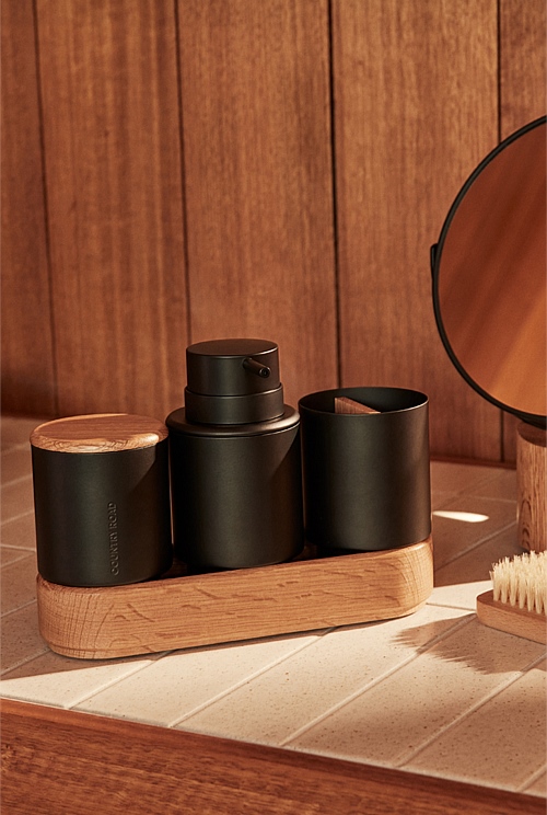 Black Fitzroy Soap Pump - Bathroom Accessories | Country Road