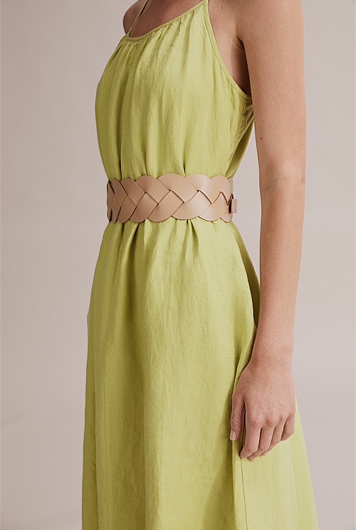 Ceramic Wide Braided Belt - Belts | Country Road