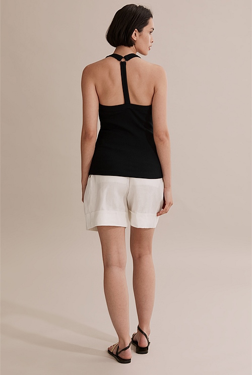 Black T-Bar Tank - T-Shirts & Tops | Country Road