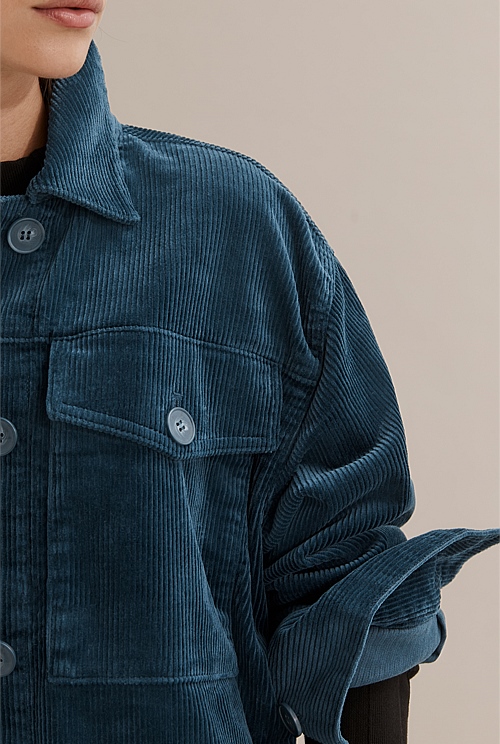 Steel Cord Shacket - Jackets & Coats | Country Road