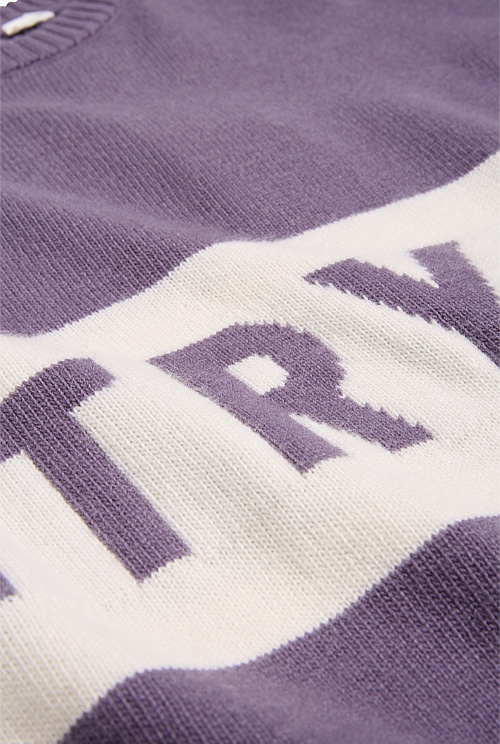 Teen Logo Intarsia Knit - Knitwear | Country Road