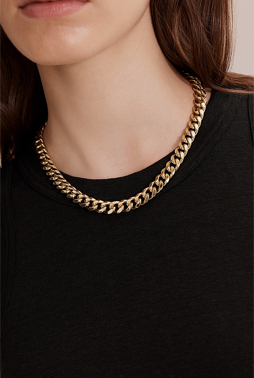 Gold Amiti Chain Necklace - Necklaces | Country Road