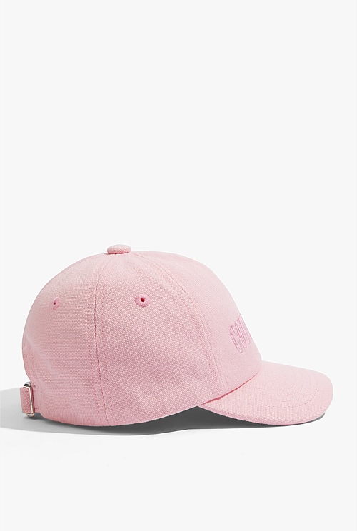 Mtlc Pale Pink Heritage Cap - Accessories | Country Road