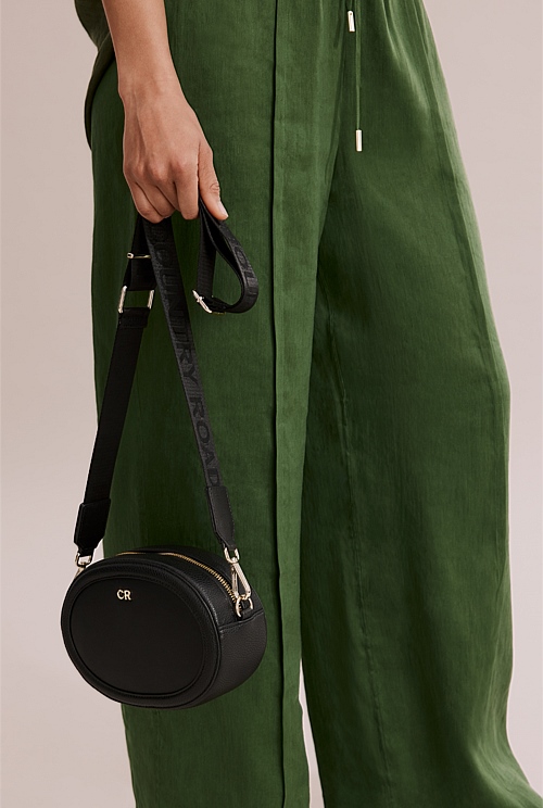 Black Nylon Branded Bag Strap - Bags | Country Road