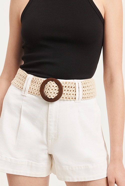 Natural Net Belt - Belts | Country Road