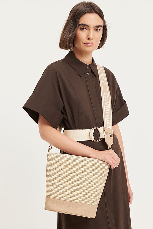 Natural Woven Sling Bag - Bags | Country Road