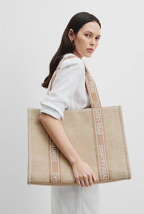 Natural Branded Tote - Bags | Country Road
