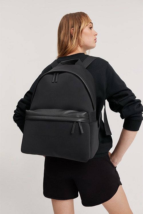 Black Neoprene Backpack - Bags | Country Road