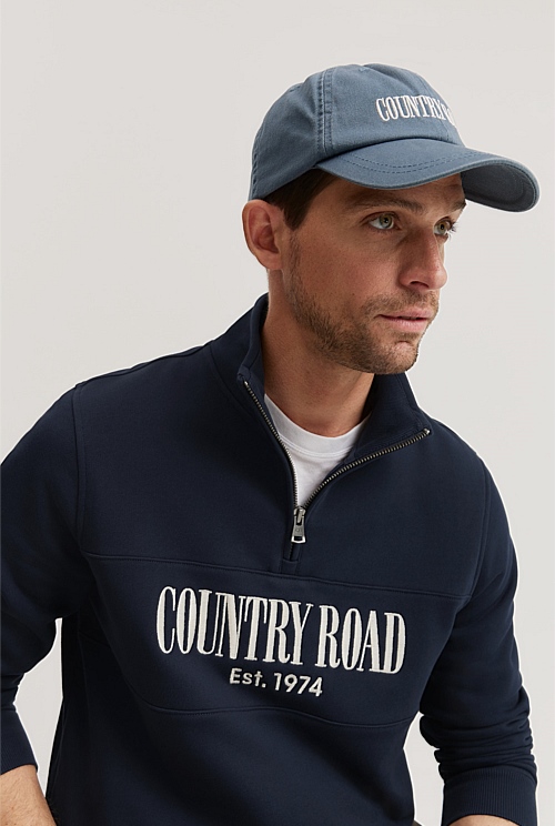 Steel Australian Cotton Blend Heritage Cap - Hats & Scarves | Country Road