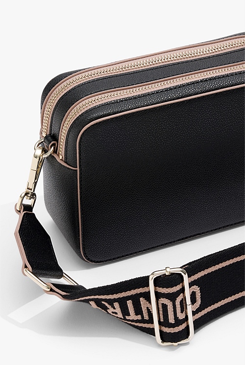 Black Contrast Camera Bag - Best Sellers | Country Road