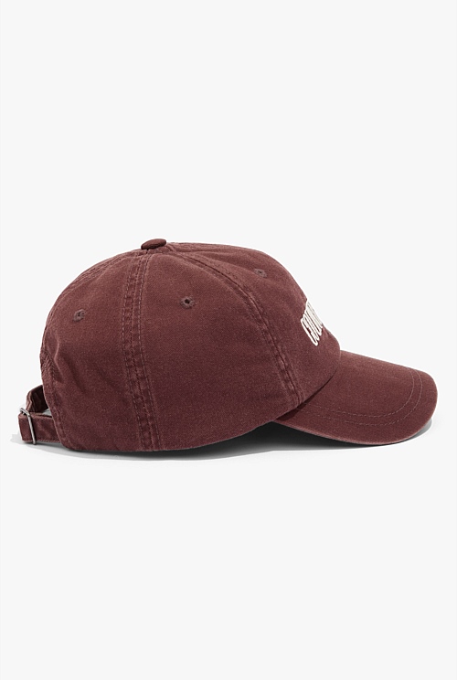 Claret Australian Cotton Blend Heritage Cap - Hats & Scarves | Country Road