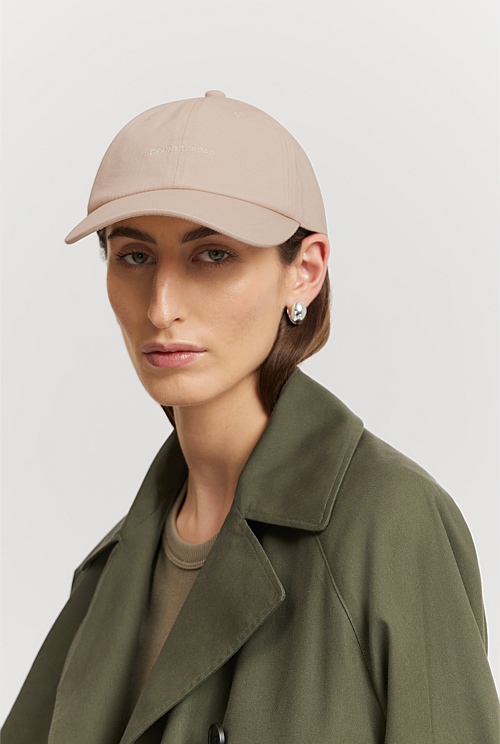 Oat Milk Mini Logo Cap - Hats, Scarves & Gloves | Country Road