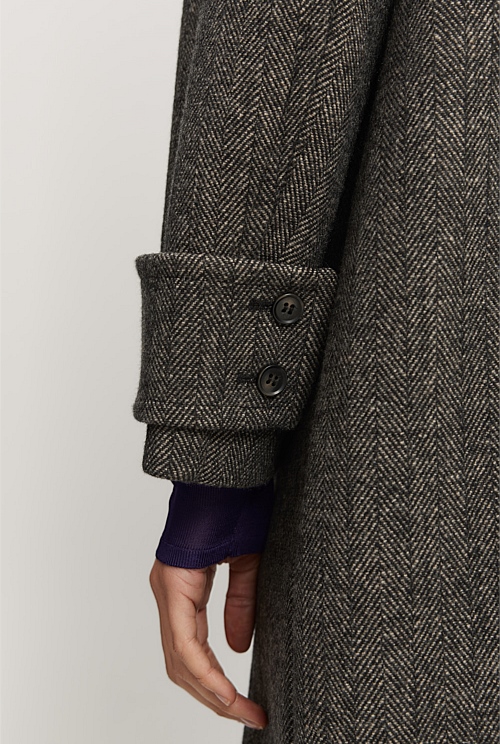 Herringbone Herringbone Coat - Jackets & Coats | Country Road