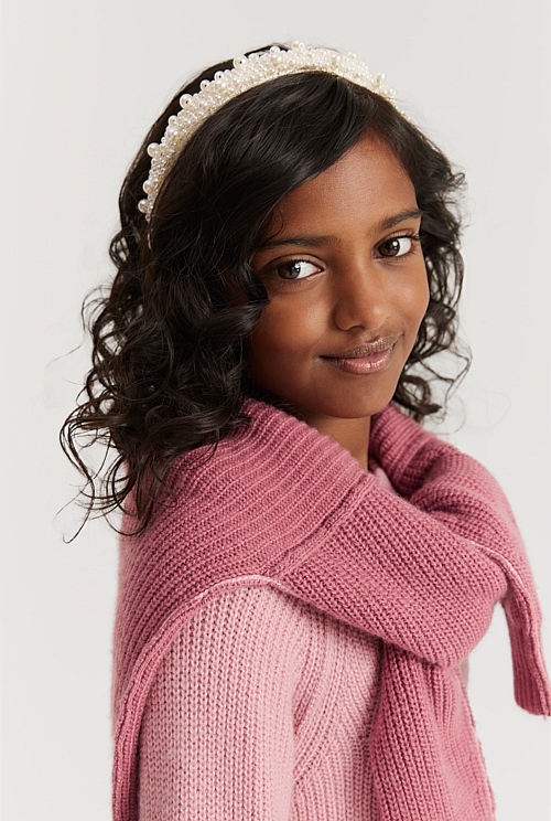 Marshmallow Pearl Headband - Accessories | Country Road