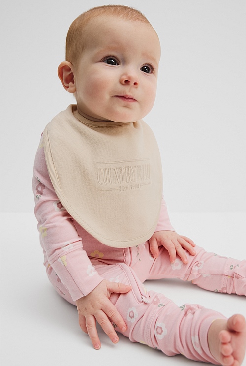 Shell GOTS-certified Organic Heritage Embroidered Bib - Accessories ...