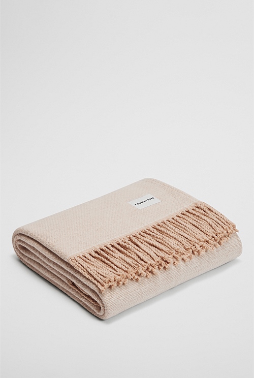 Natural Selina Throw - Throws | Country Road