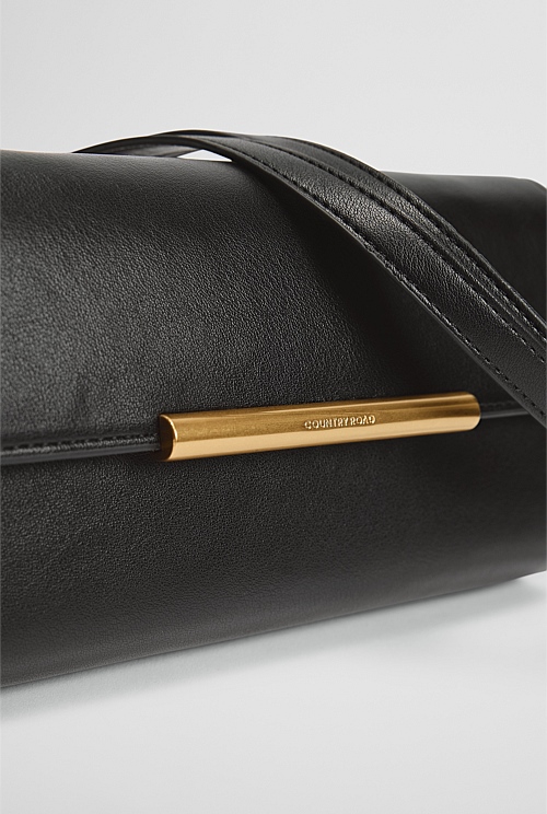 Black Wallet On Strap - Bags | Country Road