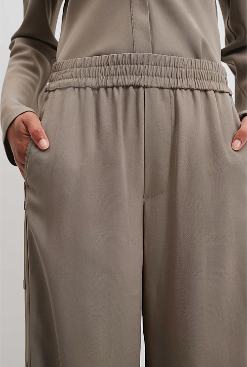 Dove Side Snap Pant - Pants | Country Road