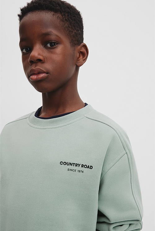 Fern Australian Cotton Modern Sweat - Sweats | Country Road