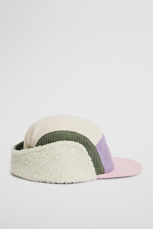 Pink Multi Sherpa Cap - Accessories | Country Road