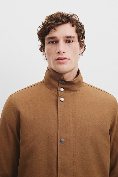 Tan Canvas Utility Jacket - Jackets & Coats | Country Road