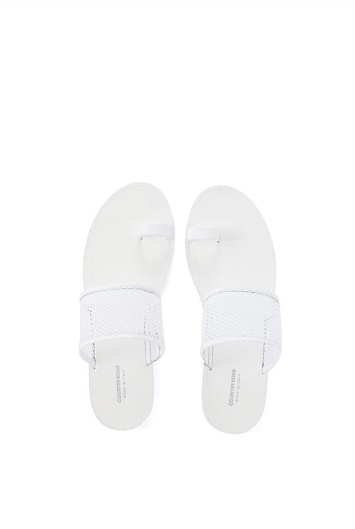 White Trudy Mesh Sandal - Sandals & Thongs | Country Road
