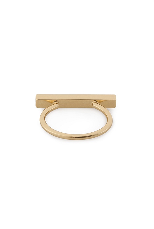Gold Metal U Ring - Rings | Country Road
