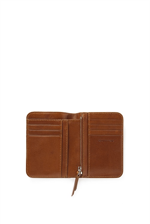Rich Tan Vertical Billfold Wallet - Wallets & Leather Goods | Country Road