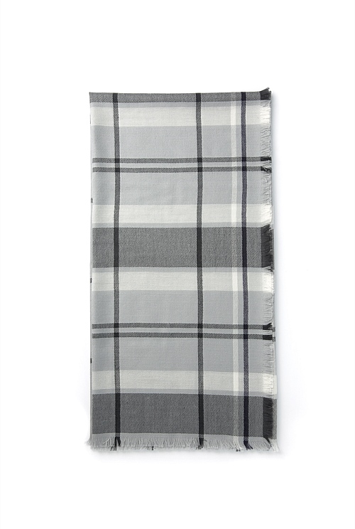 Charcoal Classic Check Scarf - Hats, Scarves & Gloves | Country Road