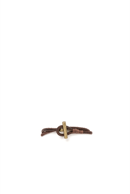 Chocolate Leather Wrap Bracelet - Wallets & Leather Goods | Country Road